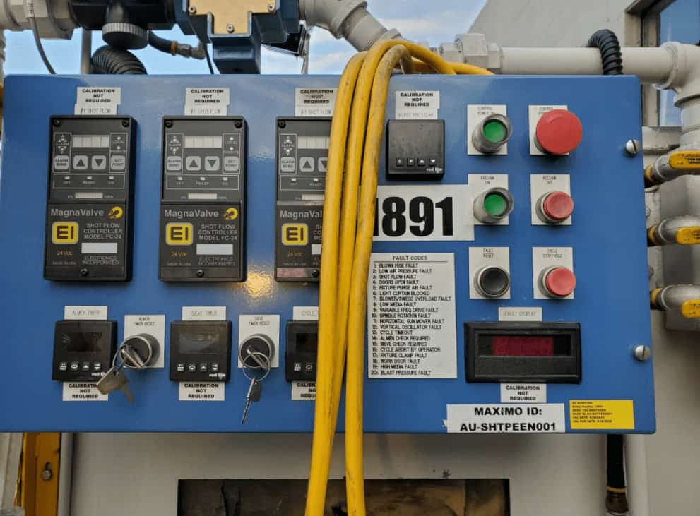 Used Progressive Surface Shot Peening Machine - 8069975