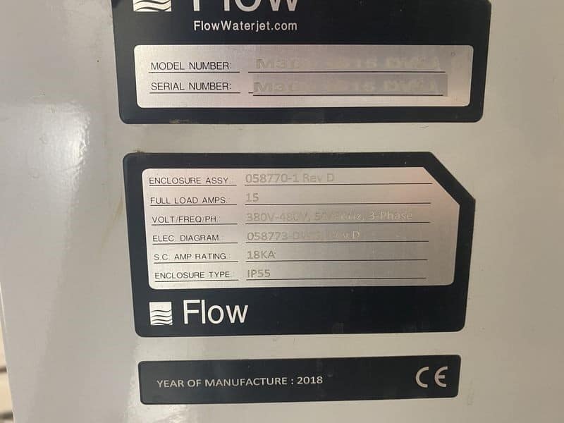 Used Flow Mach 300 - CNC Waterjet - 8069883