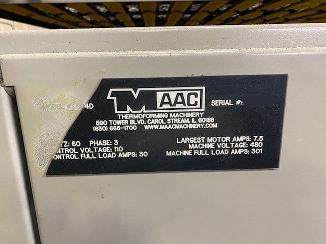 Used Maac Comet C85S - Thermoformer - 8070627