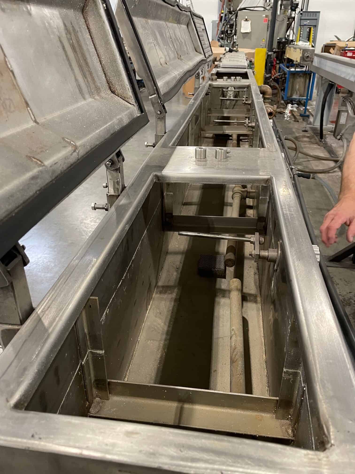 Used Custom Fabricated Vacuum Sizing Tank - Extruder - 8071615