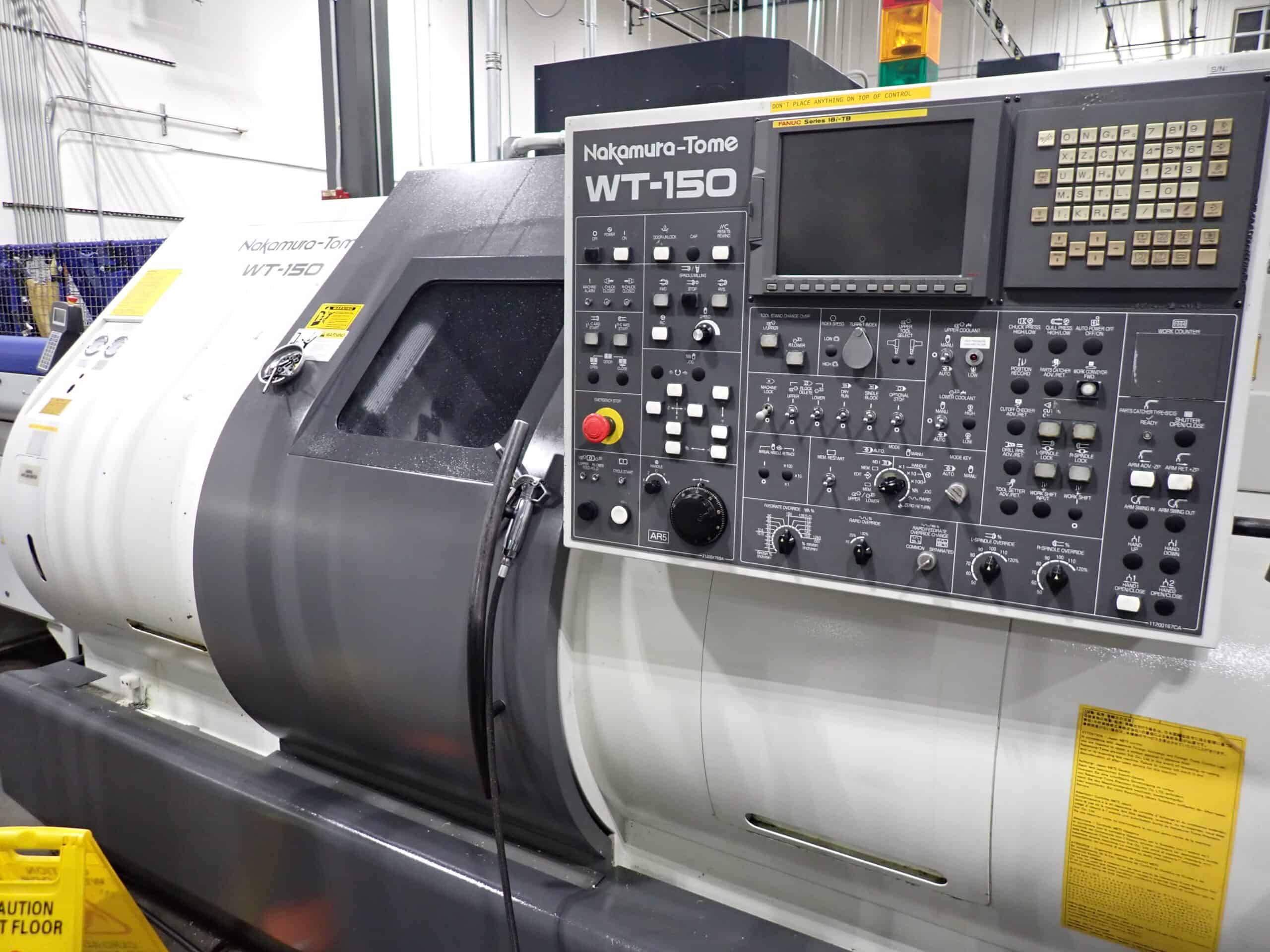 Used Nakamura-Tome WT-150 - CNC Lathe - 8071674