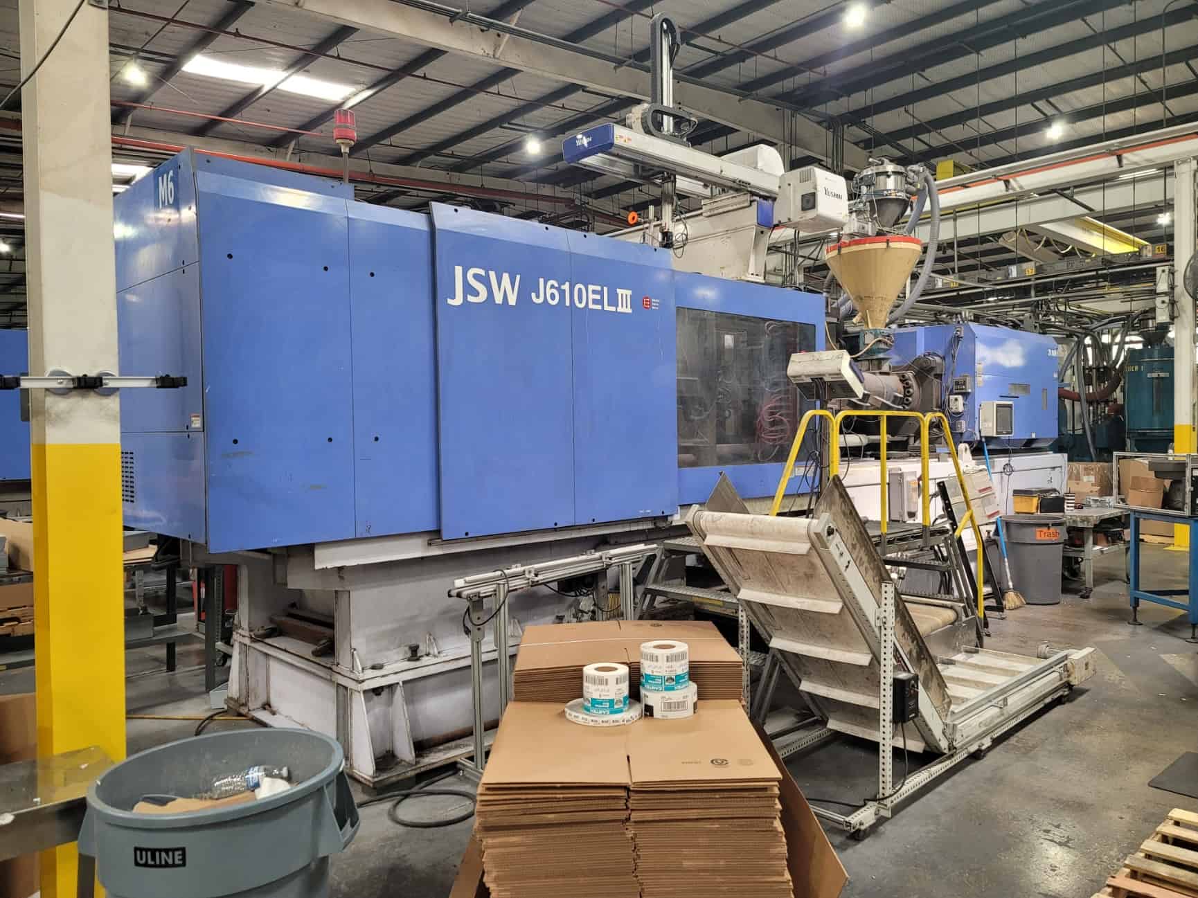Used JSW J610 ELIII-3100H - Injection Molding Machine - 8071973