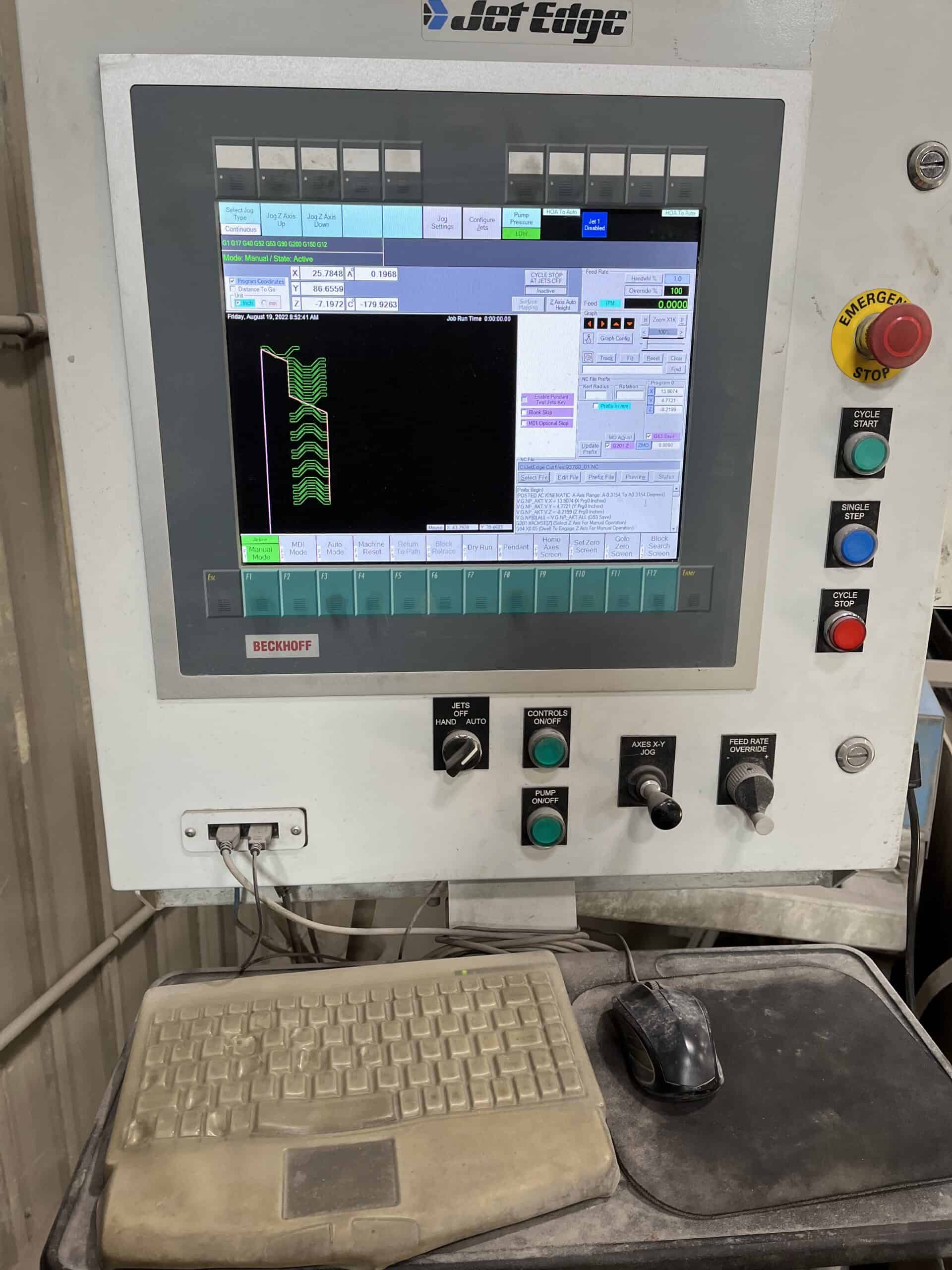 Used Jet Edge XP90-100 - CNC Waterjet - 8071965