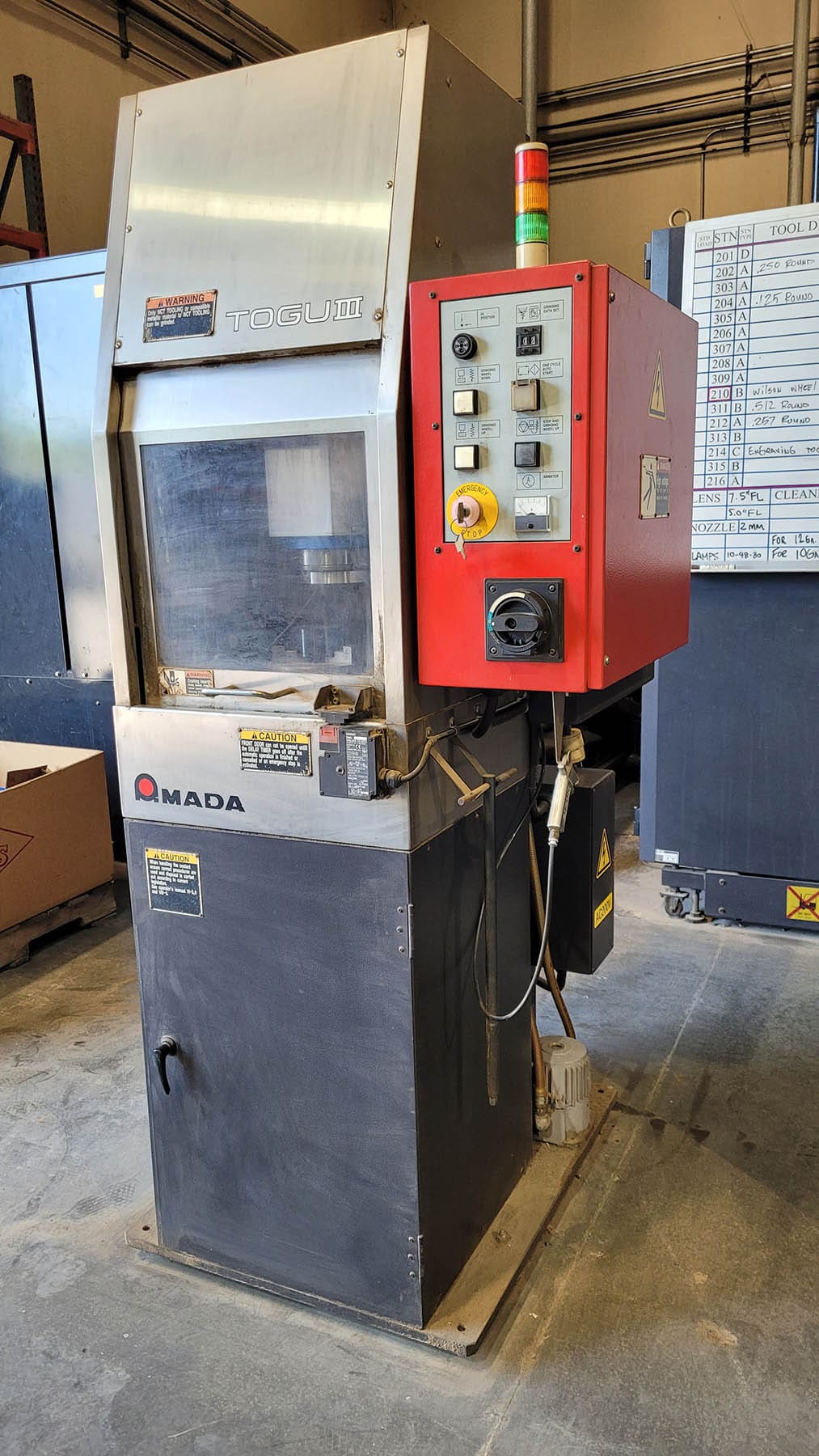 Used Amada Togu III - Tool Grinder - 8072186