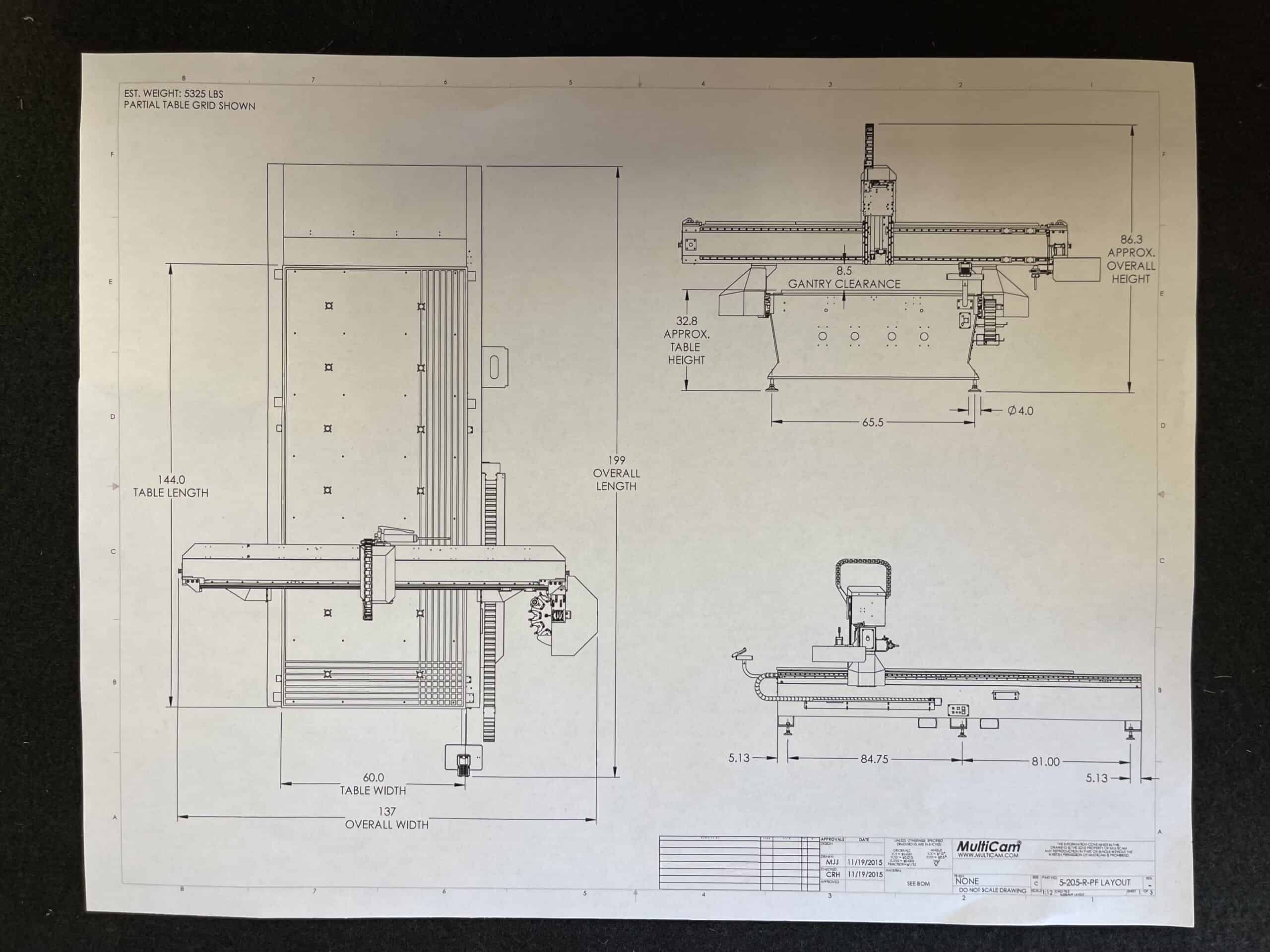 Used Multicam 5000 Series - CNC Router - 8072123