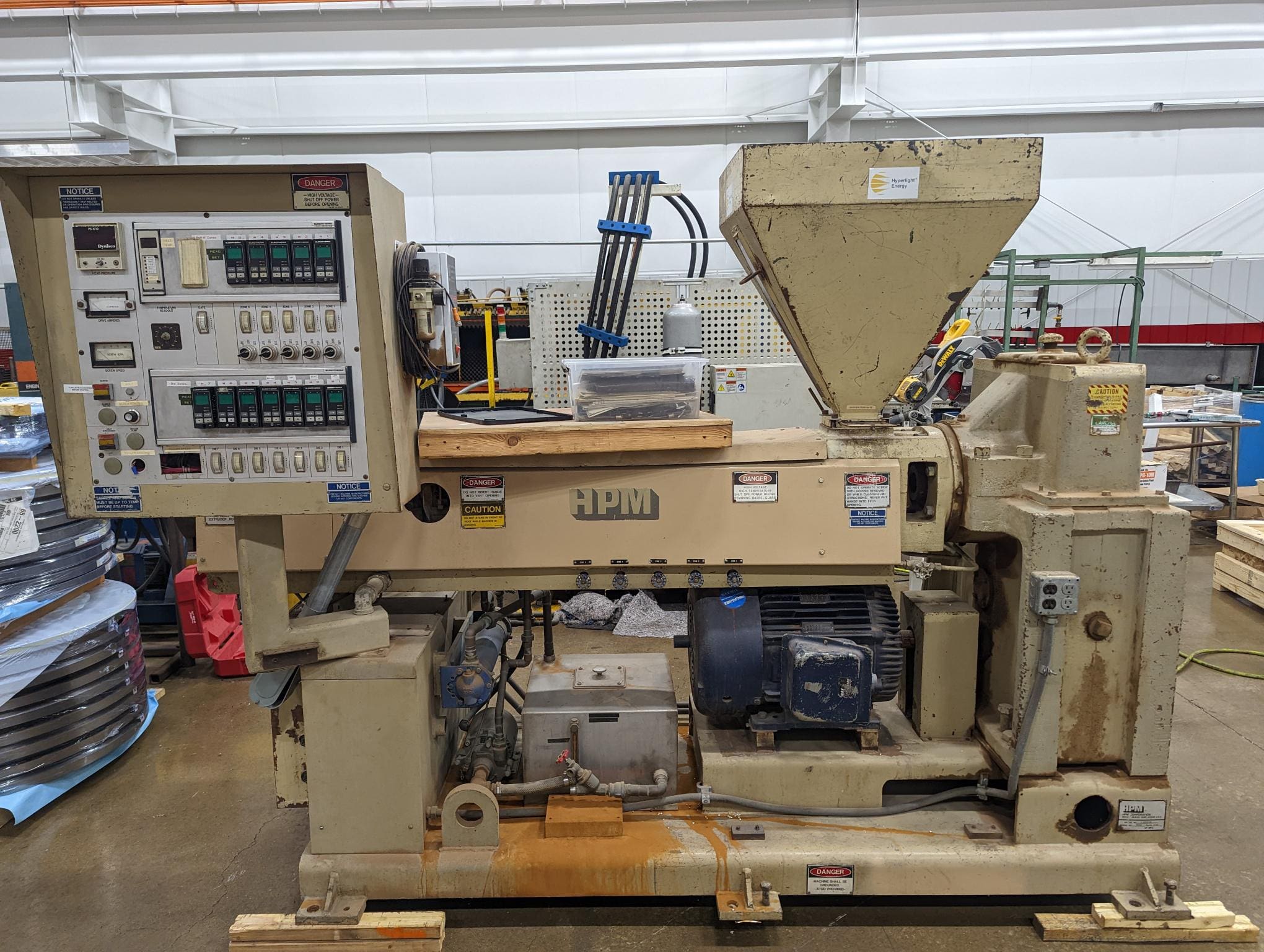 Used HPM Single Screw - Extruder - 8072417