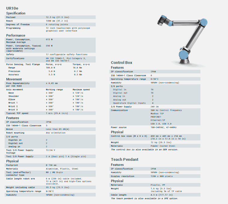 Used Universal Robot UR10E - Robot - 8072473