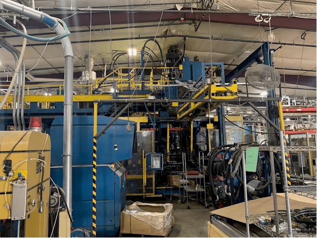 Used Hartig 40 lb. Single Head - Blow Molder - 8073805