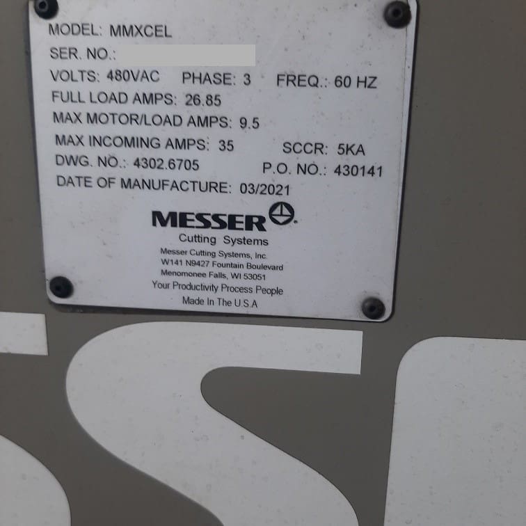 Used Messer Metal Master Xcel - Plasma Cutter - 8074030