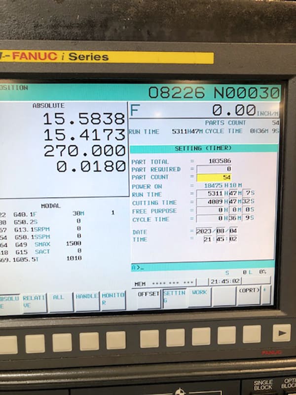 Used Doosan Puma 2600LY - CNC Lathe - 8074097