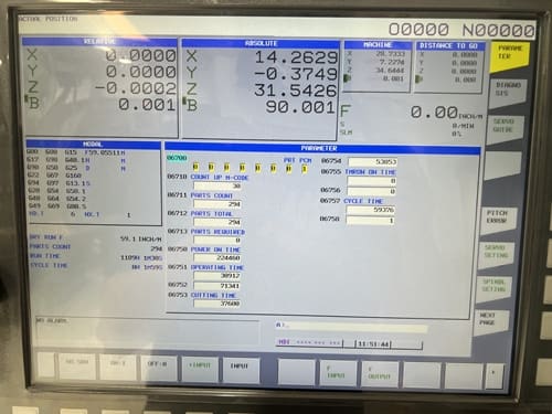 Used Doosan NHP 5000 - CNC Horizontal Machining Center - 8074299