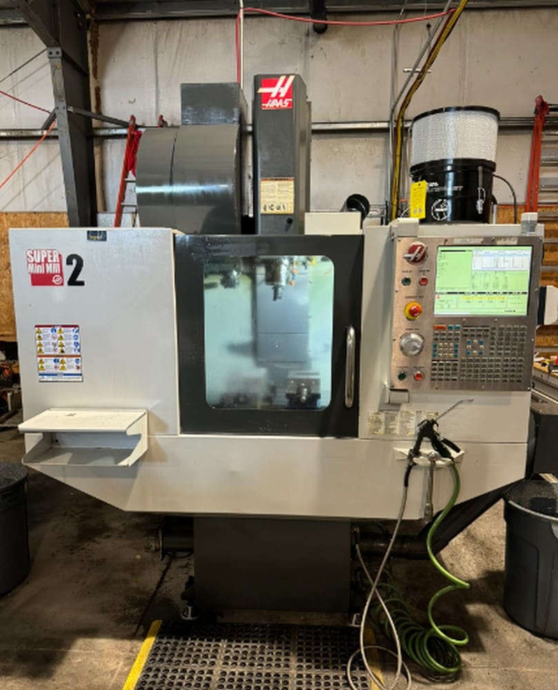 Used Haas Super Mini Mill 2 - CNC Vertical Machining Center - 8074971