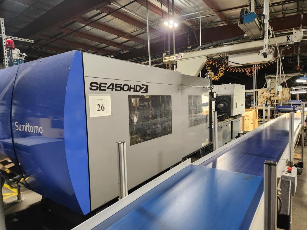 Used Sumitomo SE450 HDZ-C3000 - Injection Molding Machine - 8075823