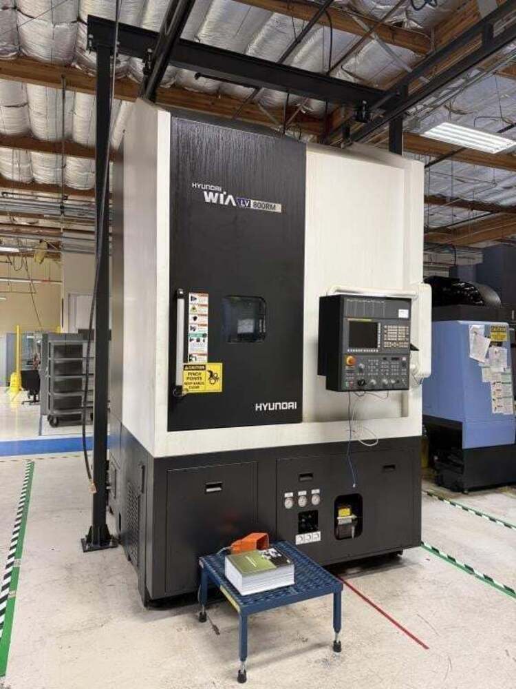 Used Hyundai Wia LV800RM - CNC Vertical Turret Lathe - 8076873